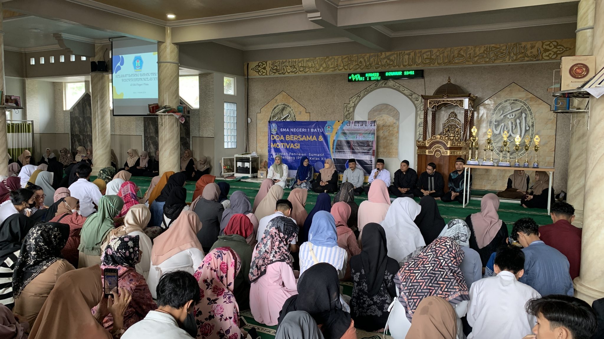 Doa Bersama dan Motivasi Dalam Rangka Menyongsong Penilaian Sumatif ...